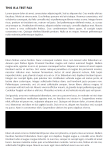 Fax test number = 1300 368 909 - Health IT